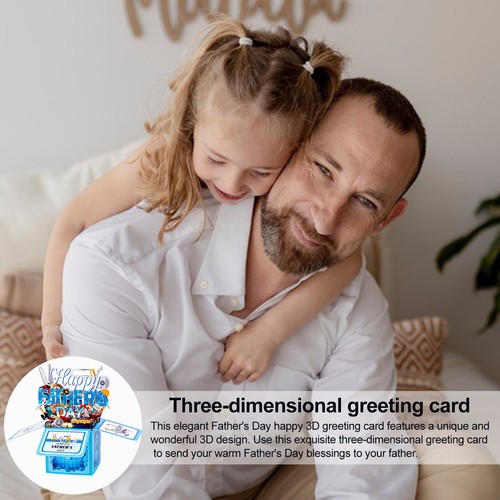 Thoughtful Dad Greeting Card Father Day 3d Pop Up Father's for Husband ...