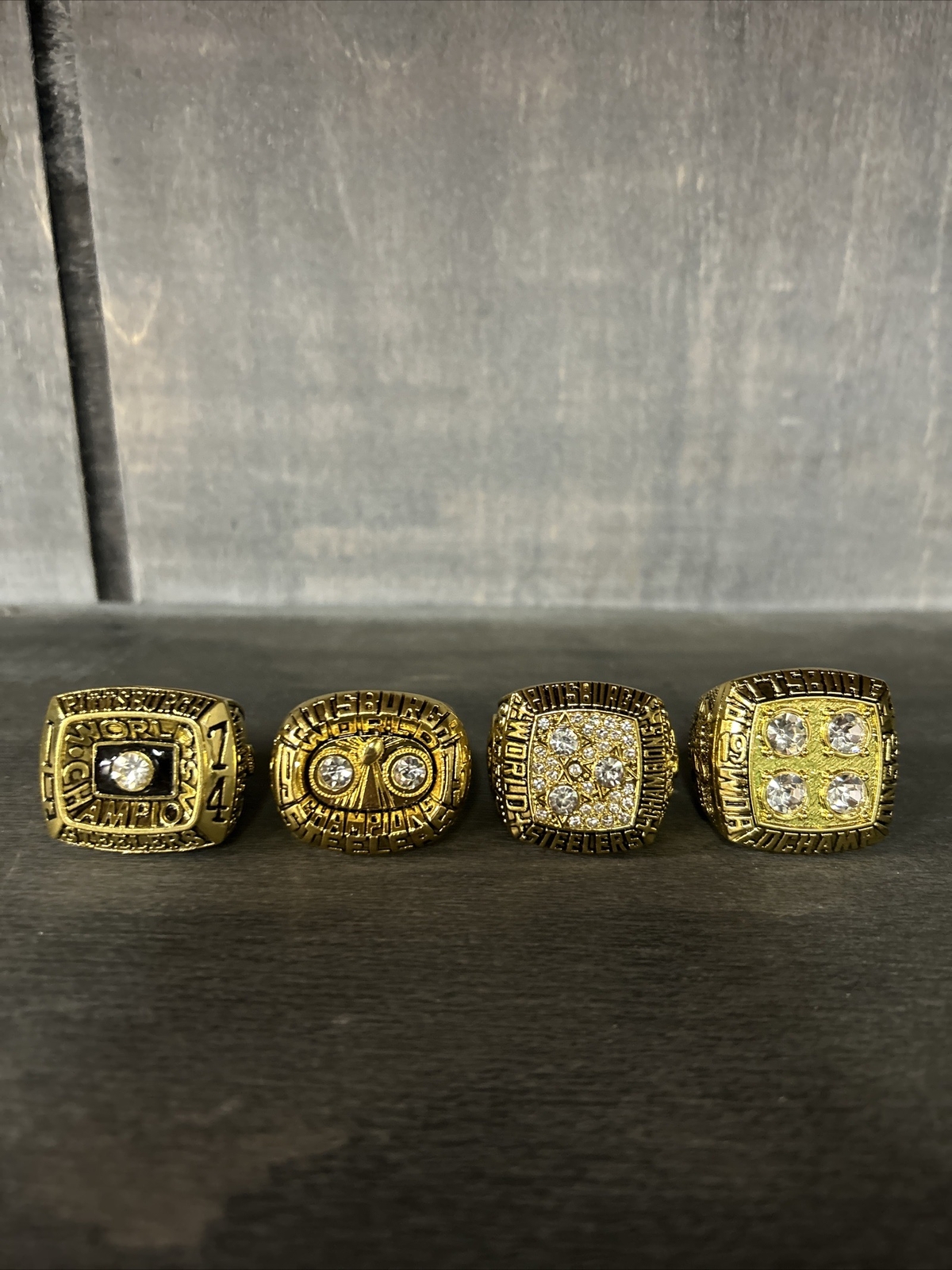 Steelers 1970s Championship Replica Ring Set - Gem