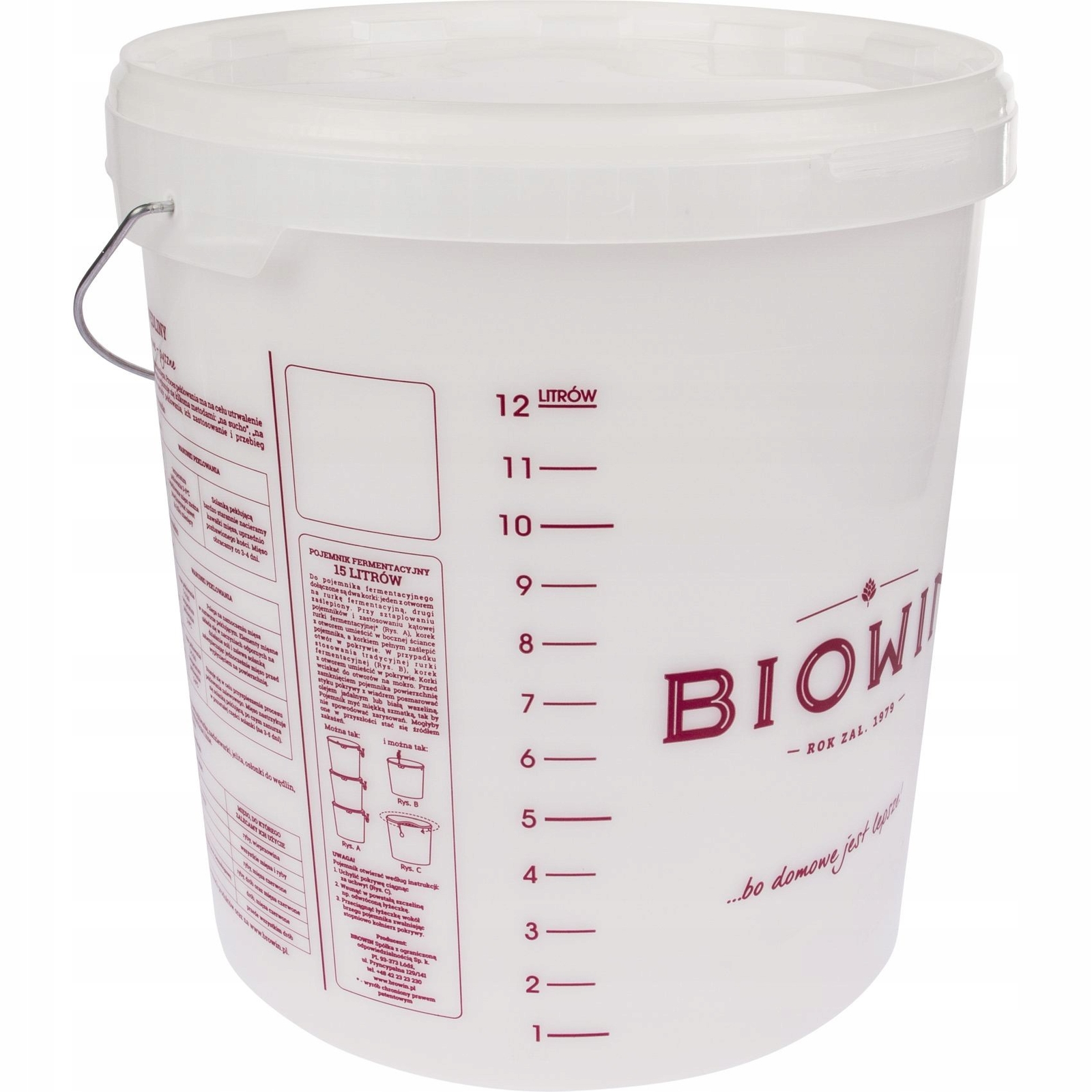 Plastic Fermenter 15L, 30L - Carboy, Fermentation Tank, Demijohn ...
