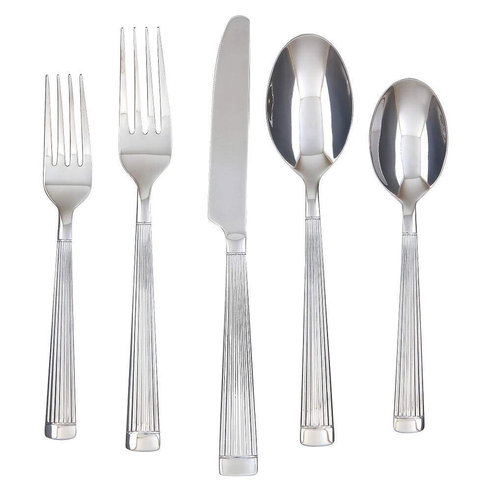 Farberware Chicory Stainless Flatware 20 Piece set service for 4 People ...