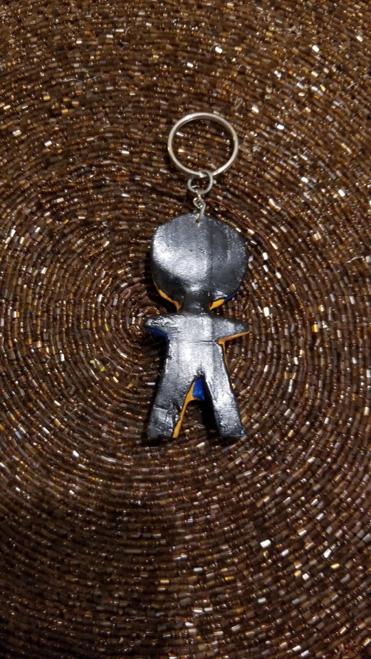 Keychain Africa Tribal Doll Souvenir Wood Sculpted Mask Keyring Gift | eBay