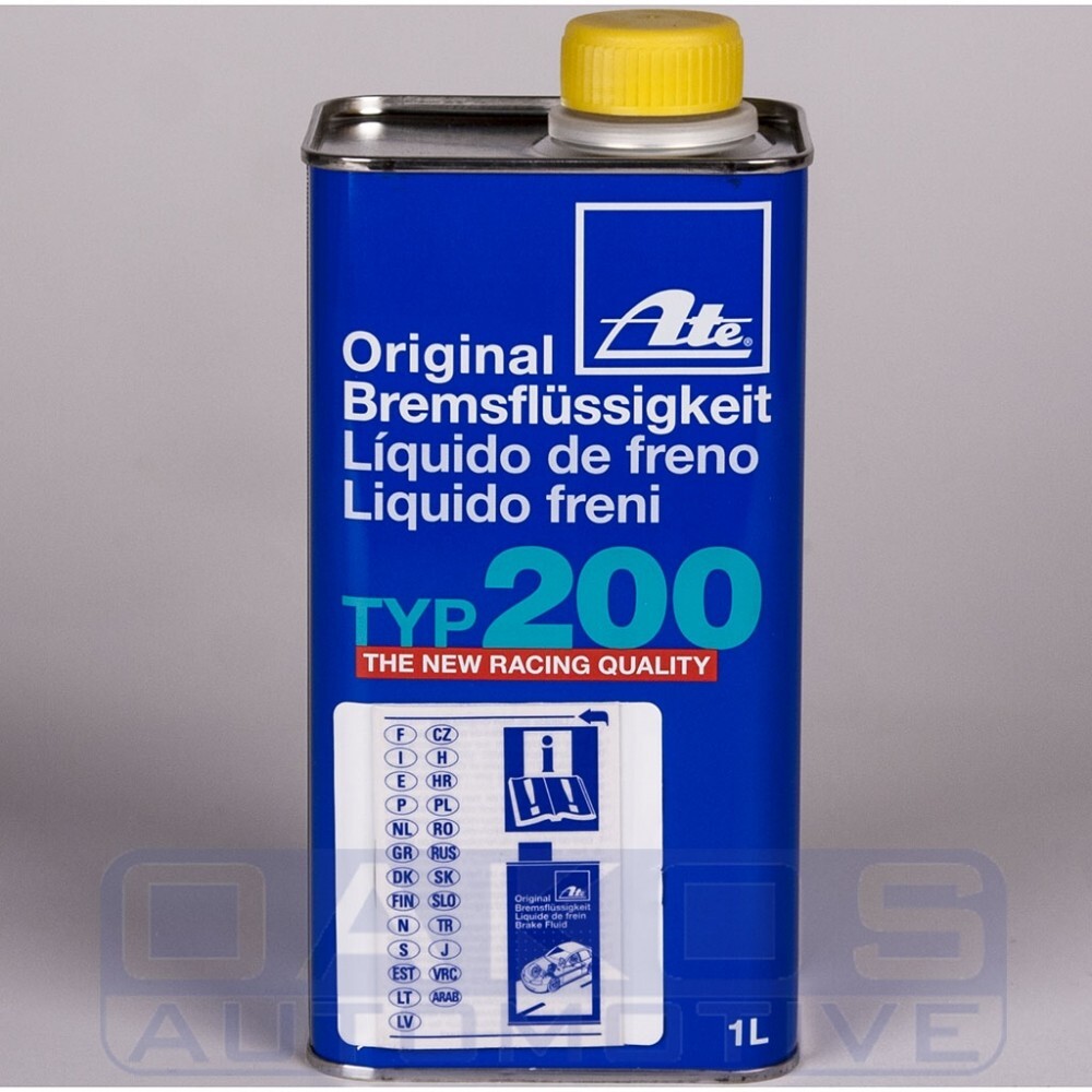 Brake Lubricant ATE SUPER TYPE 200 RACING BRAKE FLUID DOT4 DOT 4 1 ...