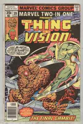 Marvel Two-In-One #39 May 1978 VG Daredevil and Vision | eBay