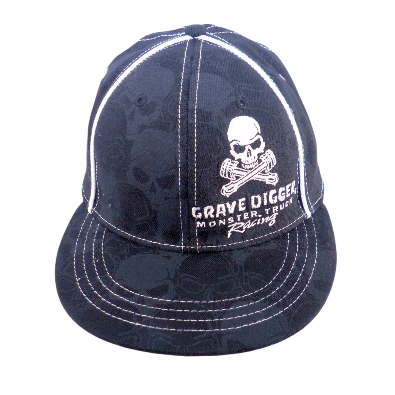 Grave Digger Baseball Cap Hat Monster Truck Racing Bl… - Gem