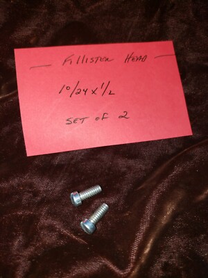 SET OF (2) REPLACMENT FILLISTER HEAD SCREWS FOR GOOSENECK COIN HEAD ...