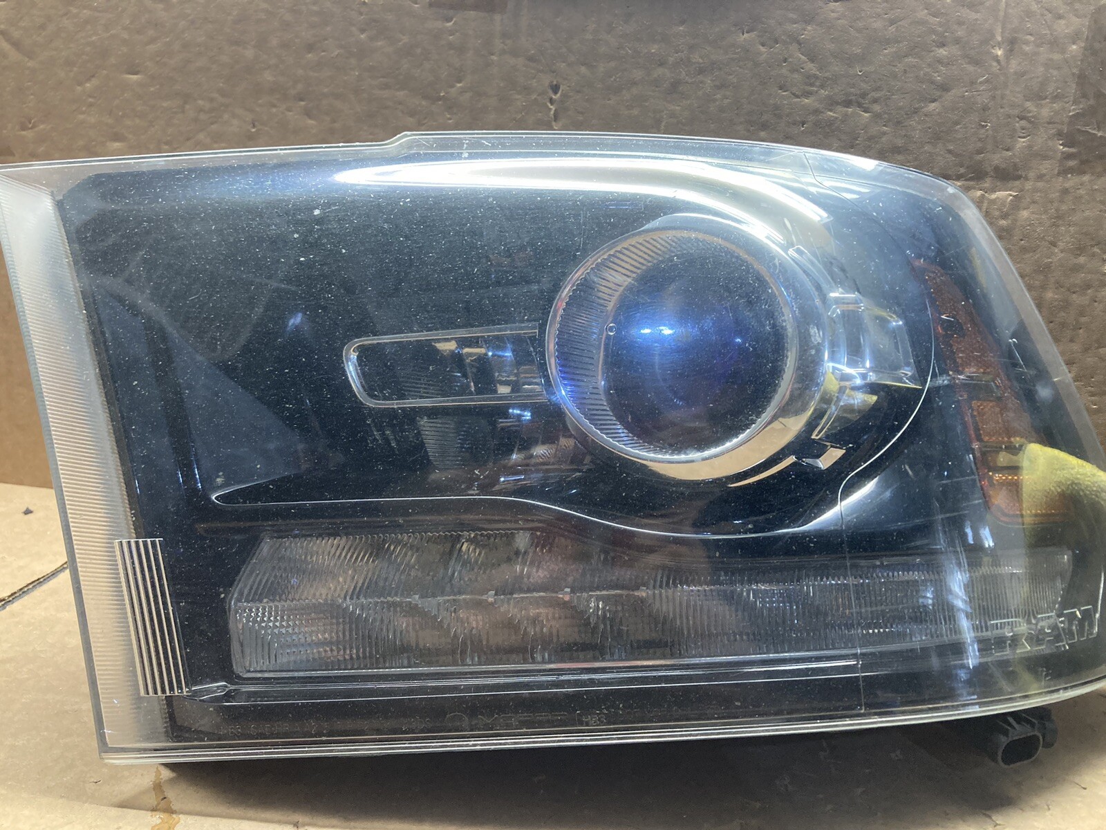 Fit 2013-2018 Dodge Ram Black LED LH LEFT Halogen Headlight (Driver ...