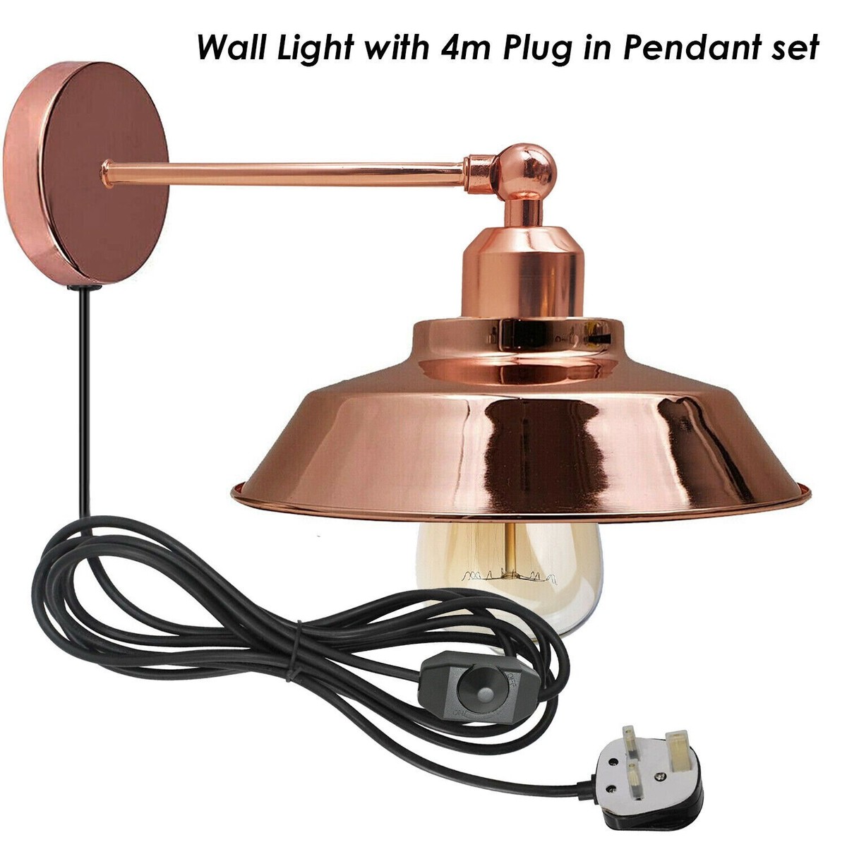 Copper Light Fixtures Wall Mount Copper Wall Lights – Home