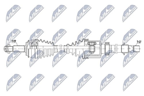 Drive Shaft Front Right For RENAULT Kadjar 15- 391002670R | eBay