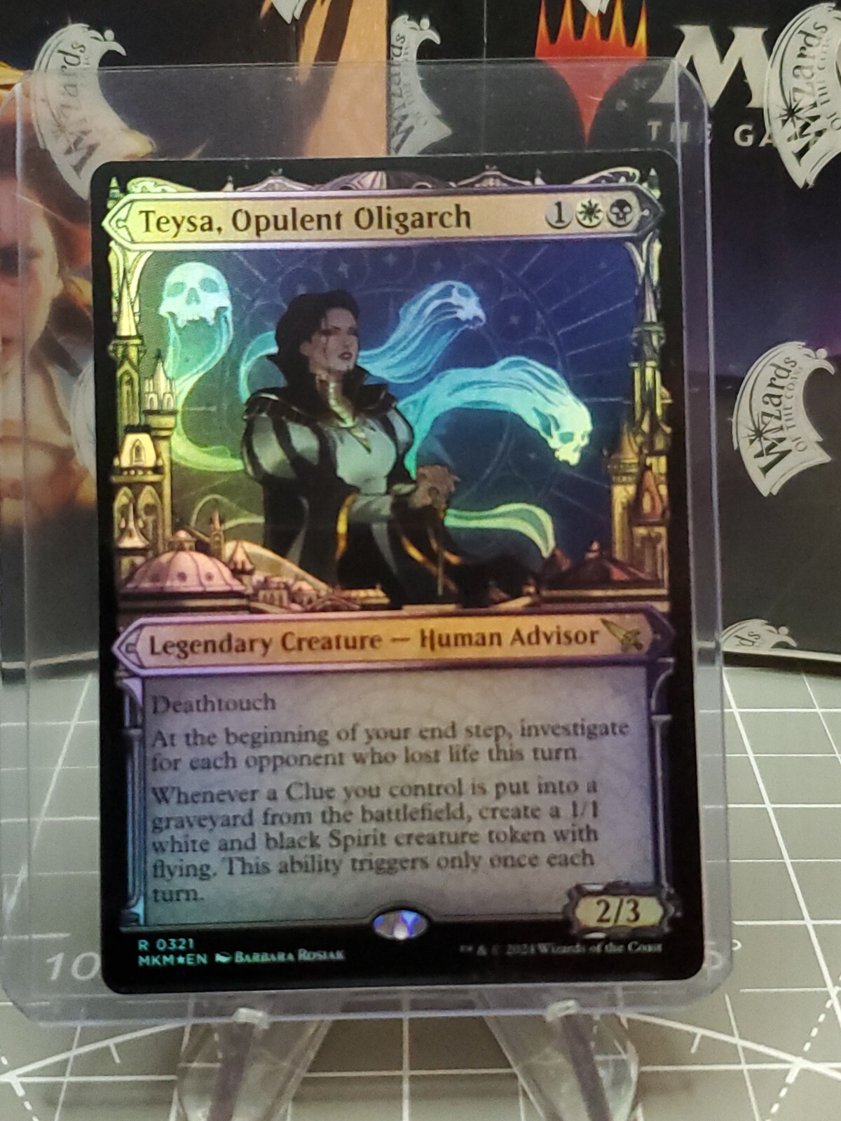 FOIL - Teysa, Opulent Oligarch - FOIL SHOWCASE - Murders at Karlov ...