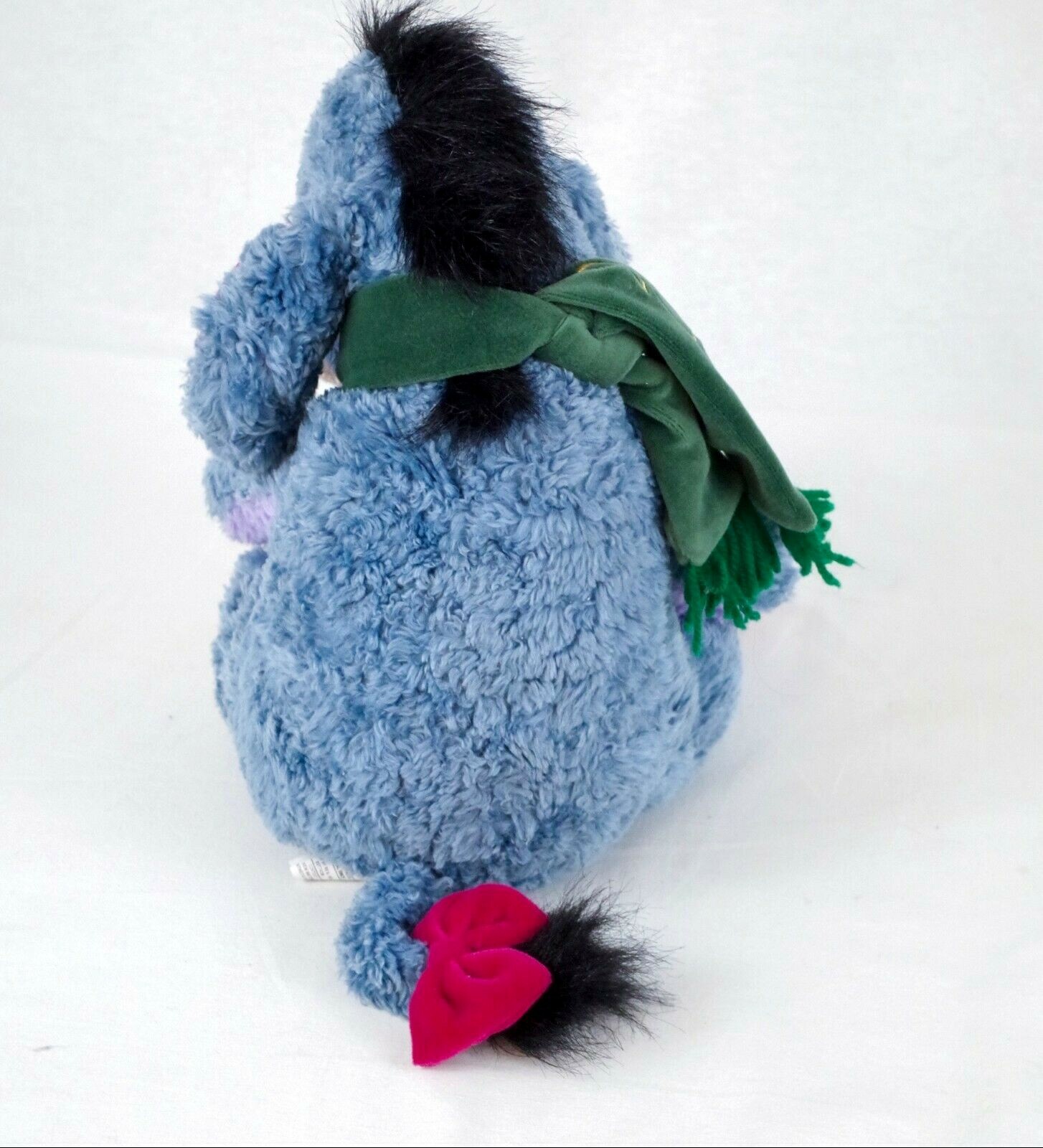 Christmas Eeyore Plush 12 in T With Red Stocking Green Scarf Disney ...