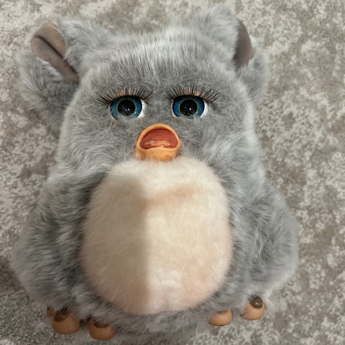 FURBY 2005 Hasbro Tiger 59294 Gray Hair Blue Eyes *READ* | eBay
