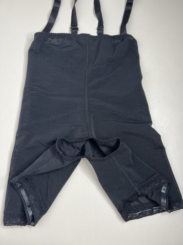 Design Veronique 1650 Abdominal Compression Girdle Open Crotch Black ...