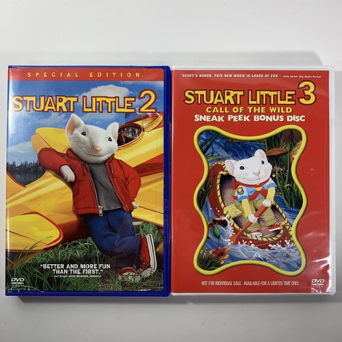 Columbia Pictures Lot of Two Stuart Little 2 & Stuart Little 3 (DVDs ...