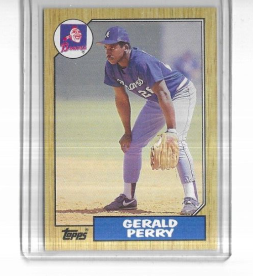1987 Topps #639 Gerald Perry Atlanta Braves | eBay