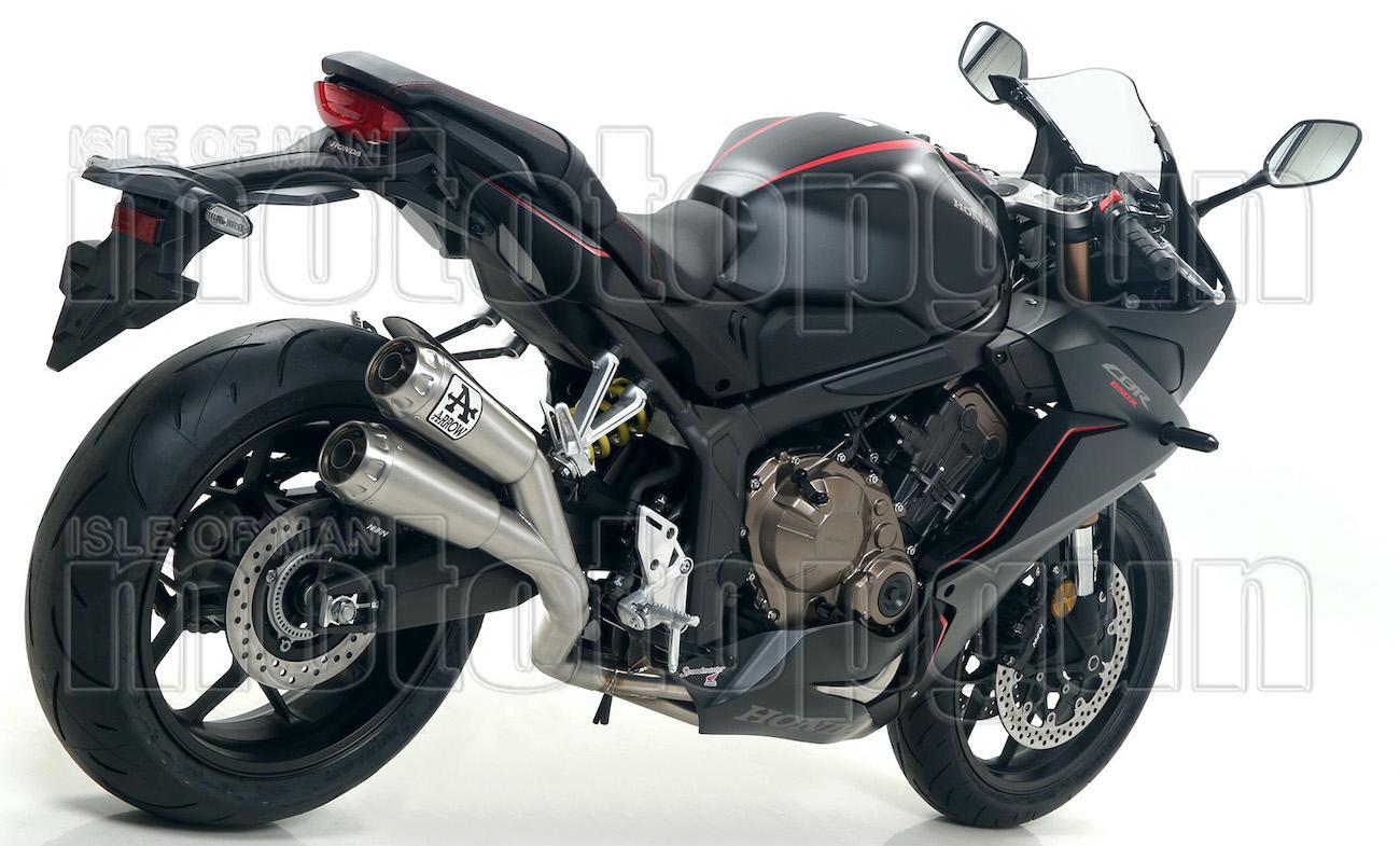 ARROW FULL SYSTEM EXHAUST OPEN RC PRO-RACE TWIN TITANIUM HONDA CBR 650 ...