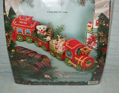 Bucilla Plastic Canvas Holiday Express Train Kit New Virginia & Michael ...