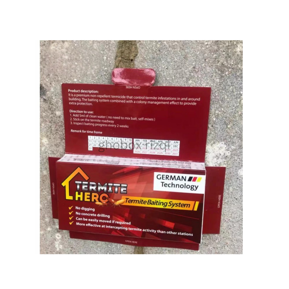 TERMITE HERO Organic Termite Baiting System Colony Eliminating System ...