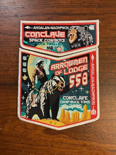 Order of the Arrow Ahoalan Nachpikin 558 2025 Section E3 Conclave OA Flap Set | eBay