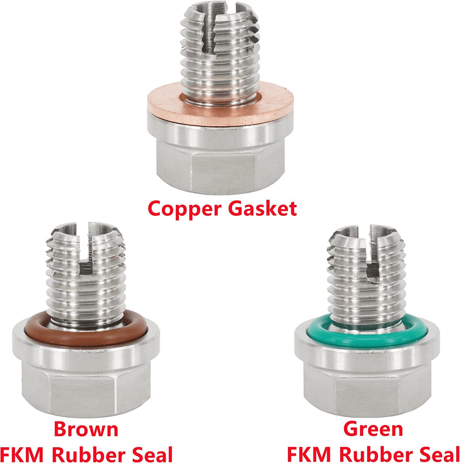 ⭐M12.1-1.5 x 15mm Oversize Piggyback Oil Drain Plug Self Oil Kit for ...