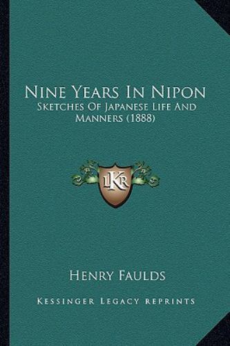 Nine Years in Nipon : Sketches of Japanese Life and Manners (1888) by ...