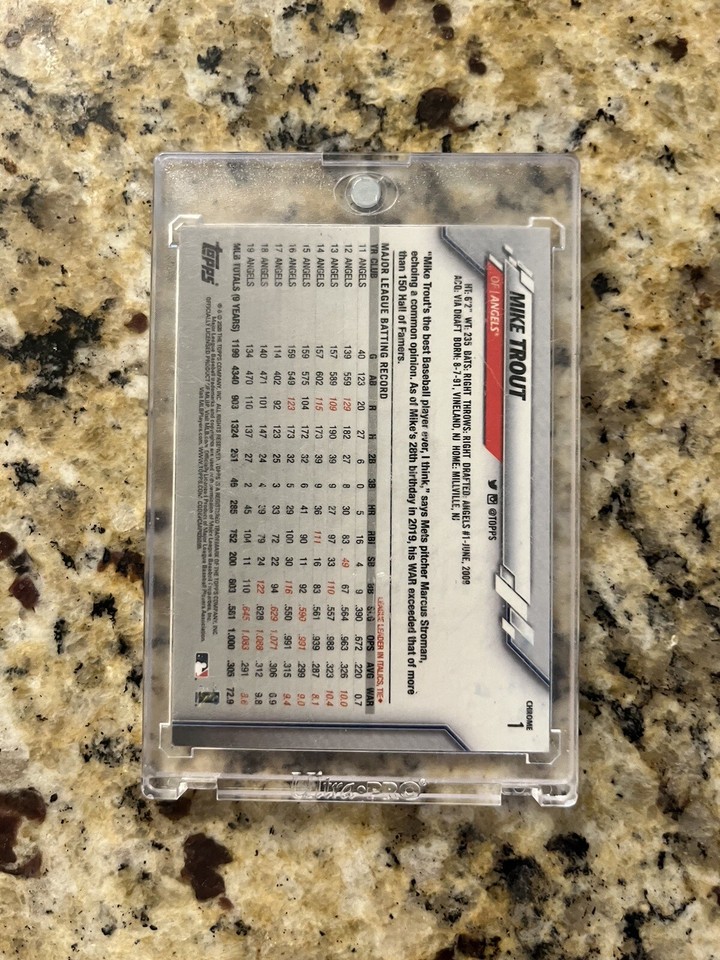 Topps Chrome 2019 Mike Trout Auto 🥶 | eBay