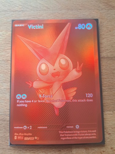 Red Victini English Pokemon White Flare WHT EN 172/086 | eBay UK
