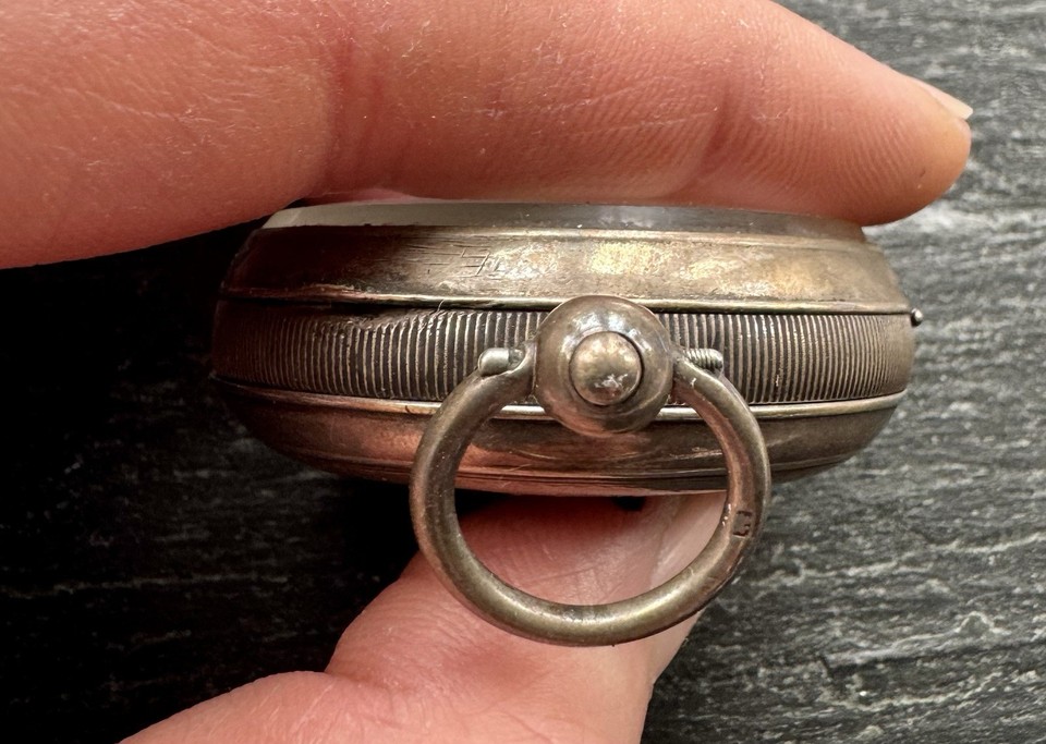 ANTIQUE BRAVINGTONS KING’S SILVER POCKET WATCH SPARE OR REPAIR | eBay UK