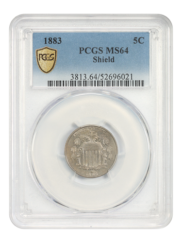 1883 5C Shield PCGS MS64 - Shield Nickel - Great Type Coin | eBay