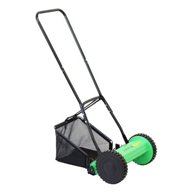 NEW! Manual Hand Push Grass Cutter Lawn Mower Lawnmower 30cm Cutting ...