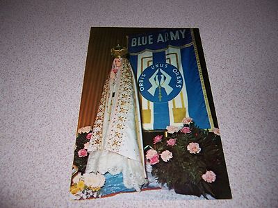 1960s OUR LADY of FATIMA SHRINE & BLUE ARMY FLAG WASHINGTON NJ. VTG ...