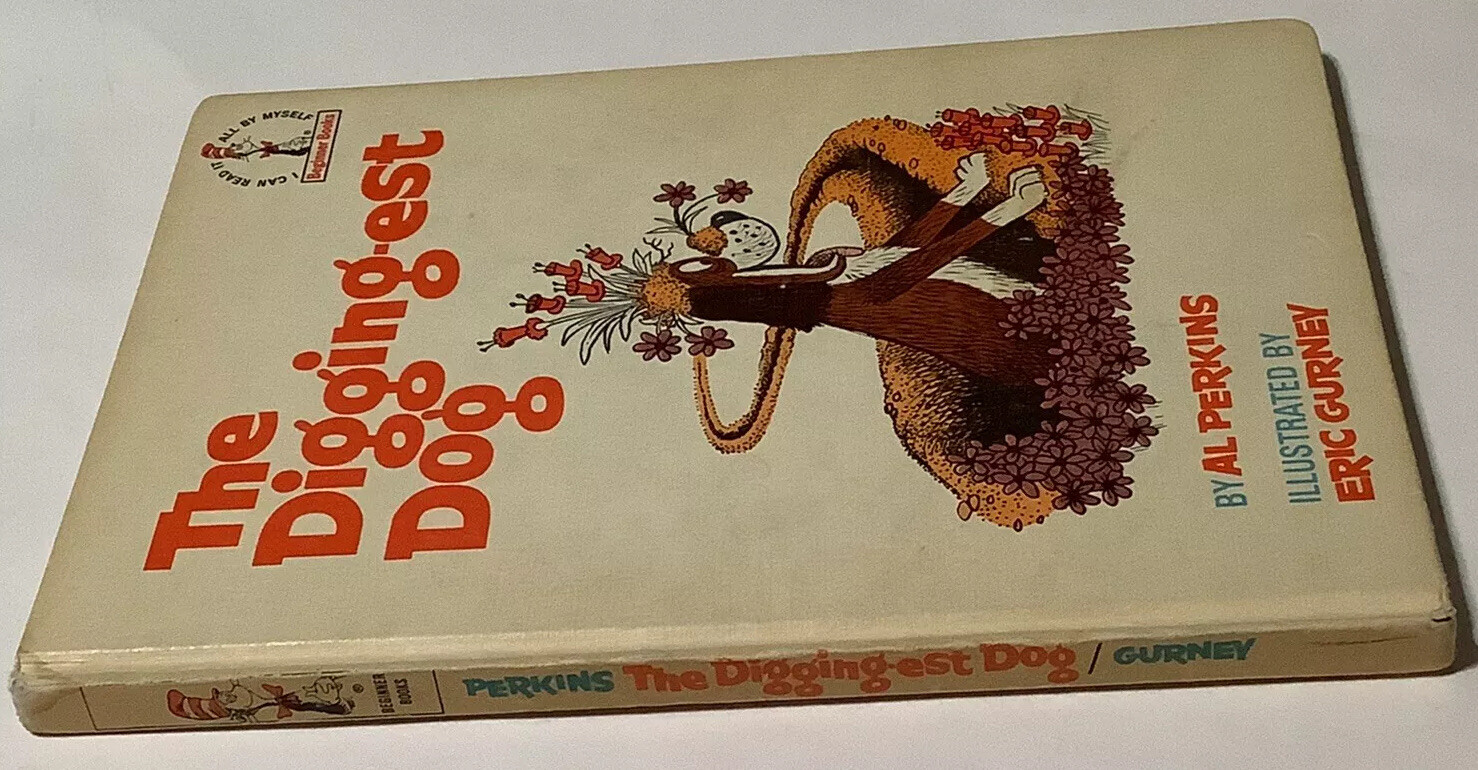 Vintage The Digging-est Dog 1st Ed. 1967 By Al Perkins Dr. Seuss ...