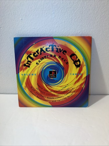 Sony Playstation 1 PS1 Interactive CD Volume 3 Sampler Pack Demo Disc W ...