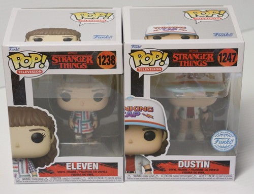 Funko Pop Stranger Things Eleven 1238 & Dustin 1247 | eBay