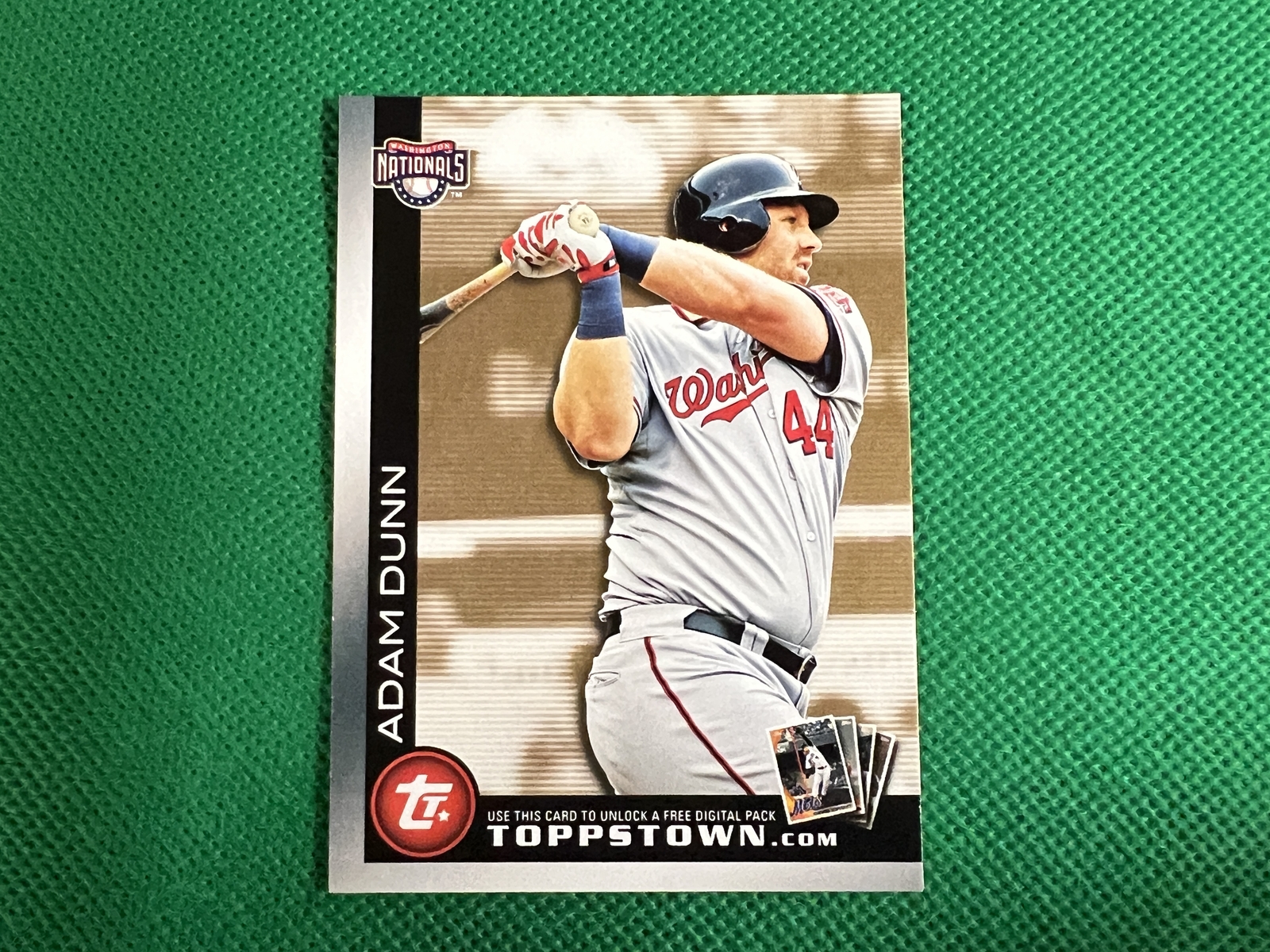 2010 Topps Topps Town Gold #TTT21 Adam Dunn Washington Nationals | eBay