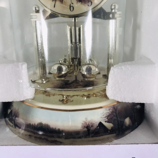 Timex Anniversary Chime Clock Westminster Chime Metal Base & Dial With ...