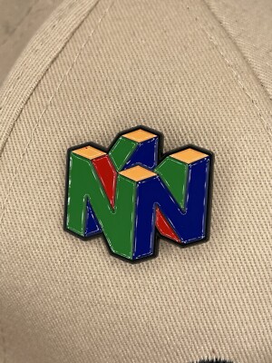 Nintendo 64 Enamel Pin - NES Logo Pin - Brooch - Classic 7 | eBay