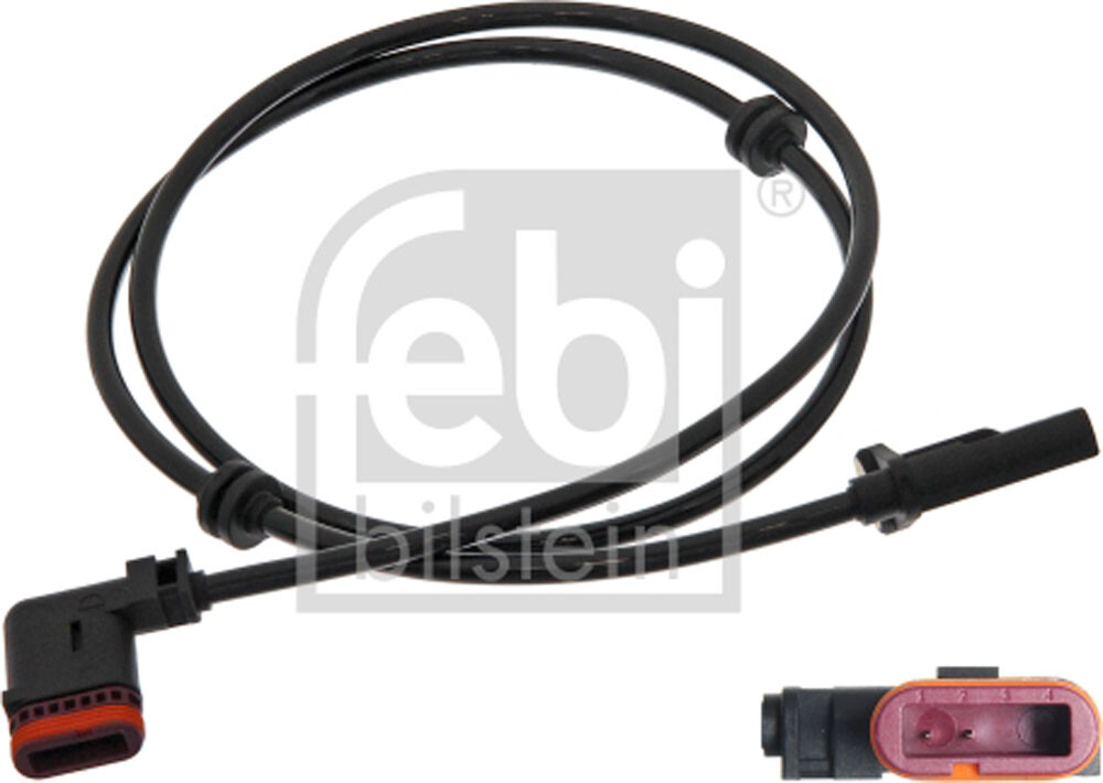 ABS Wheel Speed Sensor Rear Febi Fits Mercedes C-Class 2007- 2045400317 ...
