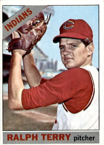 1966 Topps Baseball Ralph Terry Cleveland Indians #109 | eBay