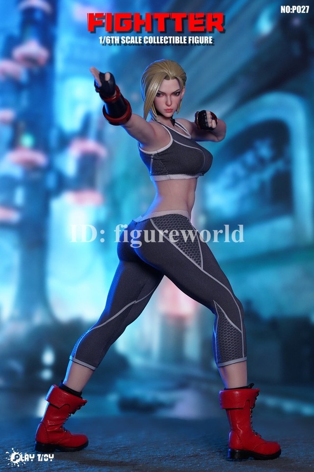 Pre-order PLAY TOY P027 1/6 Street Girl the Fighter 6 Cammy Action ...