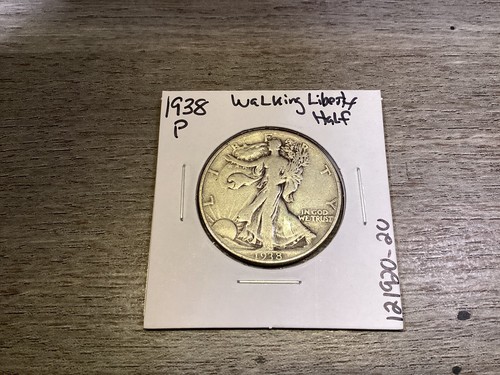 1938-Walking Liberty Fine Silver Half Dollar Coin 121920-20 | eBay