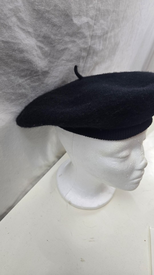 Beret Basque Womens Hat 100% Pure Wool Black French Winter Fashion Cap ...