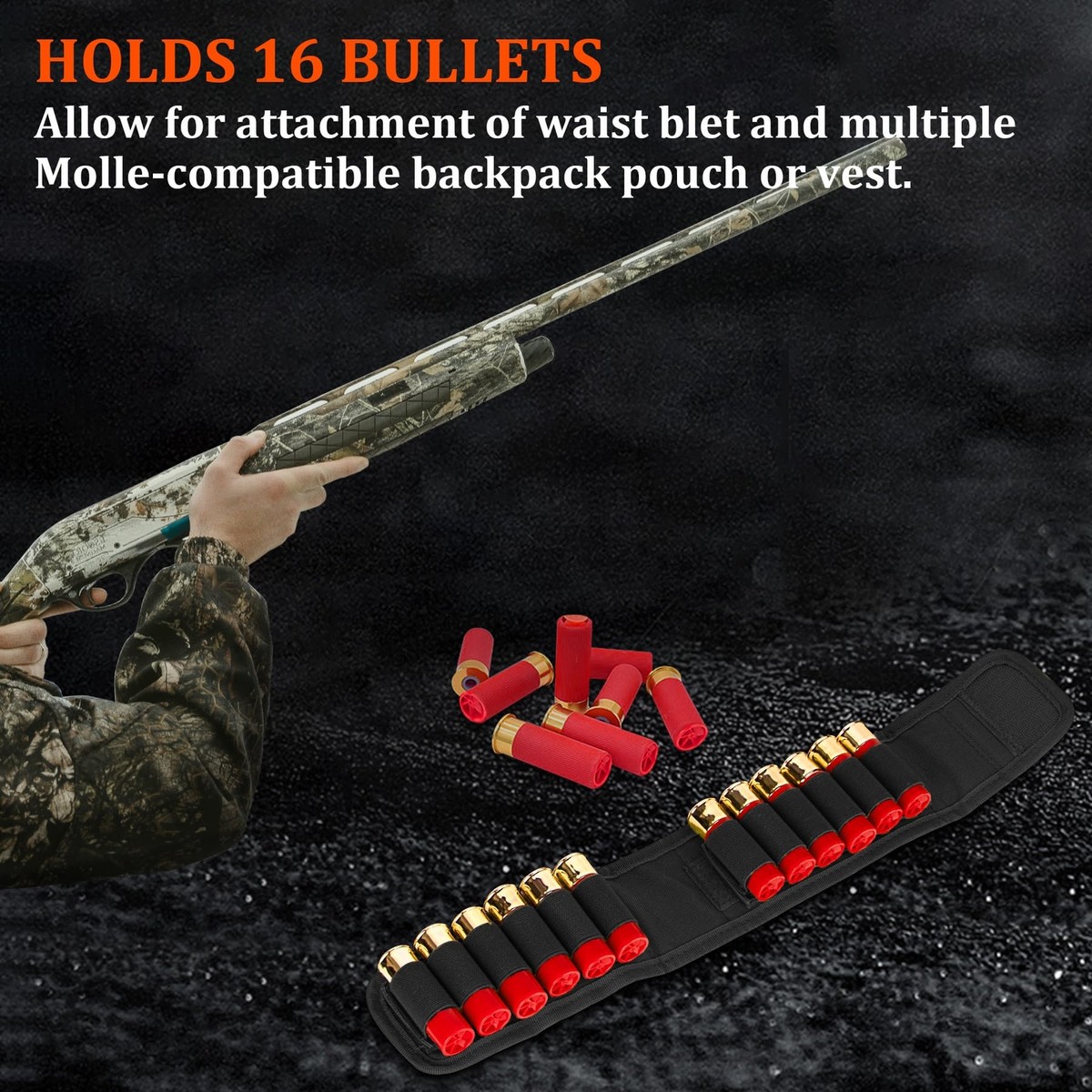 Molle Shotgun Patroonhouder MOLLE Shotgun Shell Rack