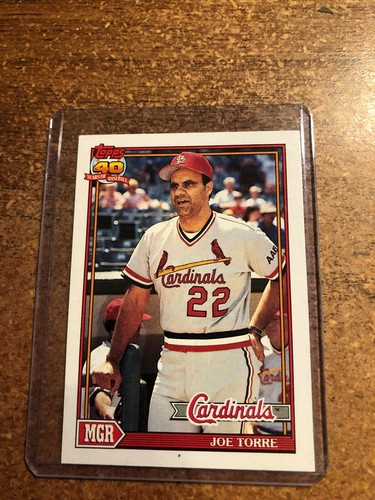 1991 Topps Baseball # 351 Joe Torre Cardinals Manager | eBay