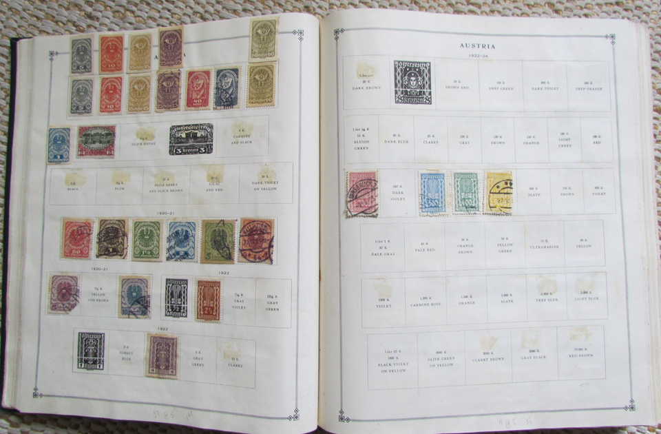 International Junior Postage + Stamp Album 1840-1945 with stamps | eBay