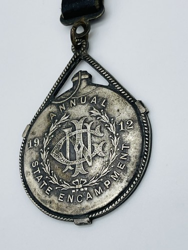 Rare 1912 GAR Annual State Encampment Souvenir Canteen Civil War Watch ...