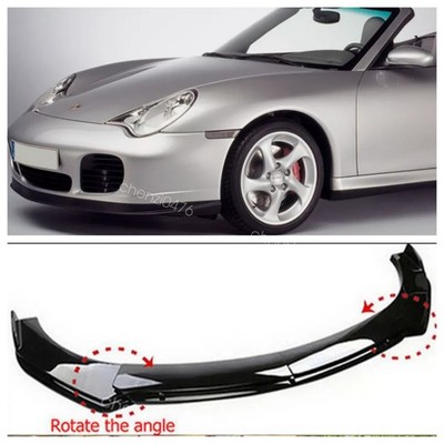Fits 01-05 Porsche 996 911 Front Bumper Lip Splitter Spoiler Kit Gloss ...