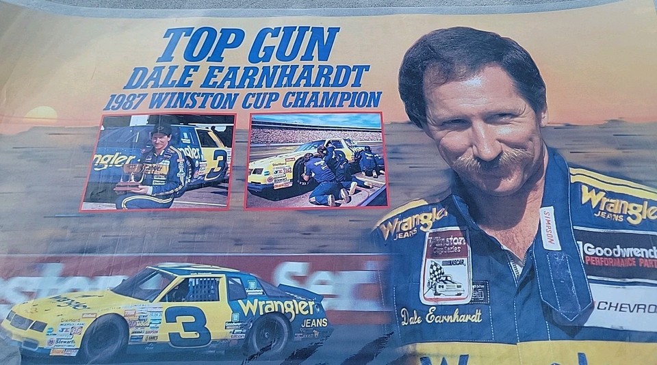 1987 Dale Earnhardt #3 Wrangler Winston Cup Champion Top Gun NASCAR ...