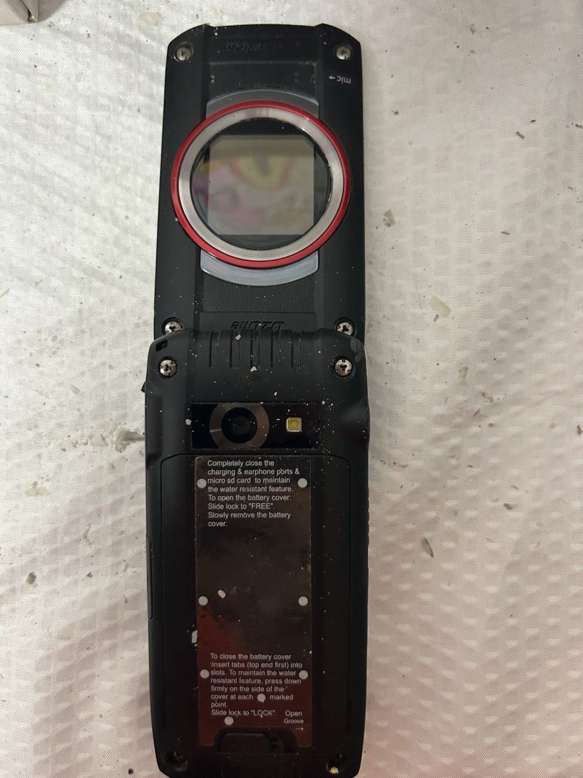 Lot of 4 Casio G’zOne Ravine 2 C781 Verizon Flip Phones – Untested / As ...