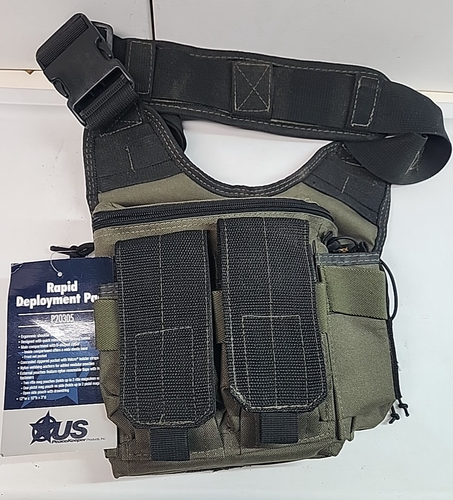 US PeaceKeeper RDP Rapid Deployment Pack Bag 12" X 10" X 3" OD Green ...