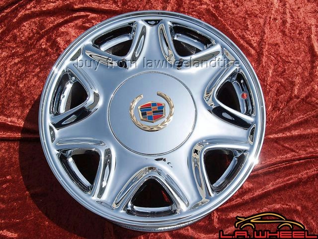 SET OF 4 CHROME 16" CADILLAC ELDORADO SEVILLE STS OEM WHEELS RIMS ...